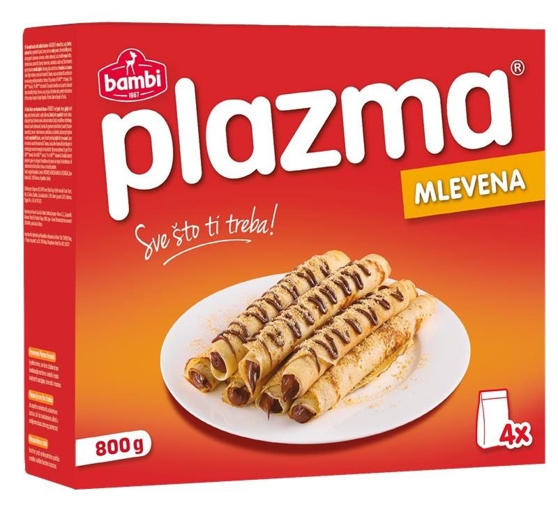 Keks Bambi PLAZMA Mljevena 800g - Cjenoteka