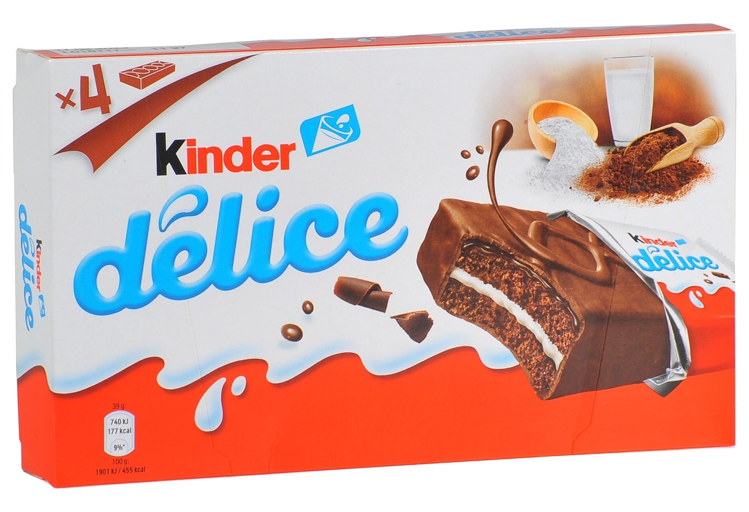 Čokoladica KINDER delice 4x39g - Cjenoteka