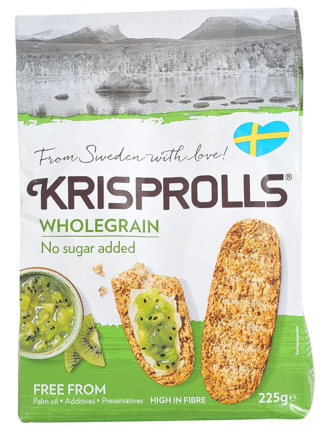 KRISPROLLS dvopek bez šećera 225g - Cjenoteka