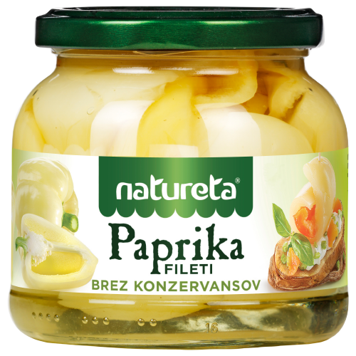 NATURETA paprika fileti žuti 530g - Cjenoteka