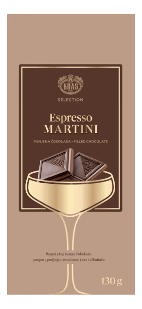 KRAŠ čokolada Selection Espresso Martini 130g - Cjenoteka